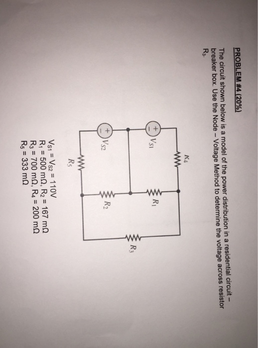 Solved The circuit shown below is a model of the power | Chegg.com