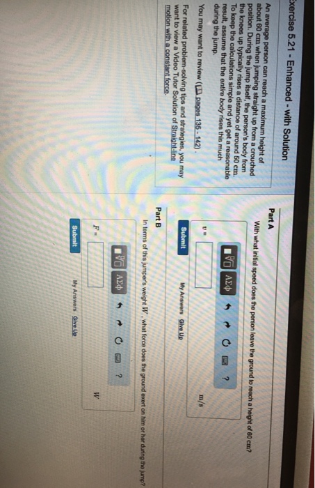 Solved An average person can reach a maximum height of about | Chegg.com