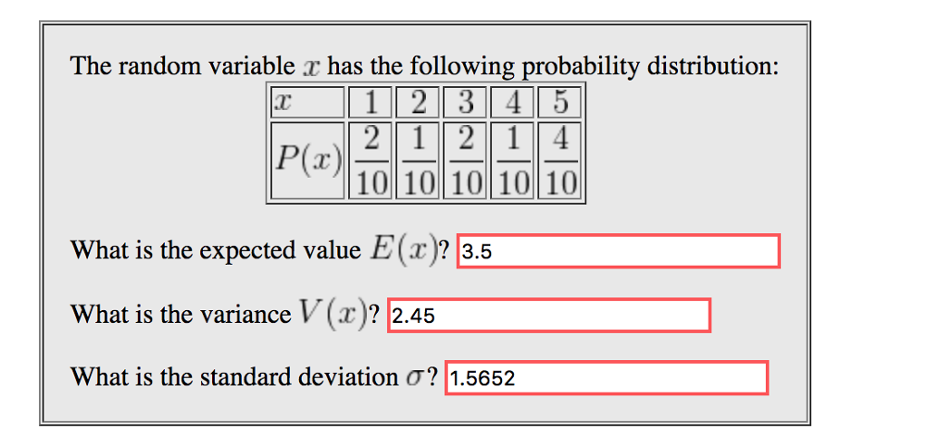 Solved The random variable r has the following probability | Chegg.com