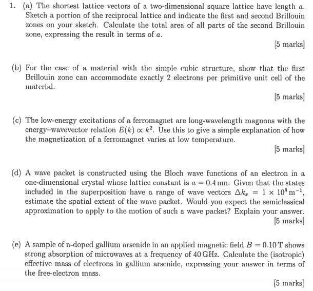 The shortest, lattice vectors of a two-dimensional | Chegg.com