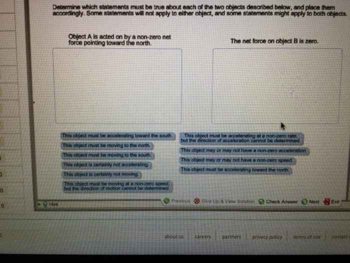 Solved 1. Determine which statements must be true about each | Chegg.com