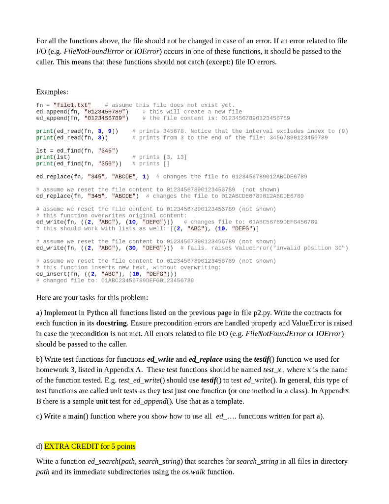 Solved The following is to be codded in Python 3.5. Please | Chegg.com
