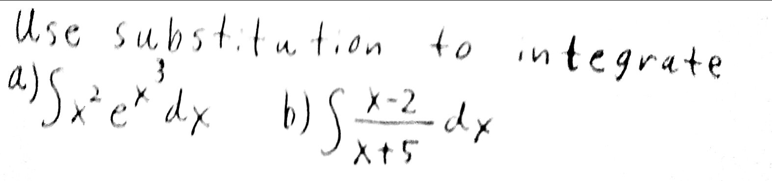 Solved Use substitution to integrate Integral x^2 e^x^2 dx | Chegg.com