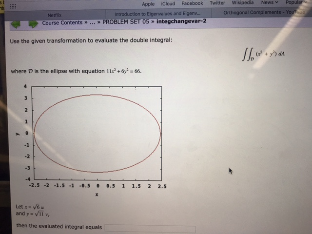 Solved Use the given transformation to evaluate the double | Chegg.com