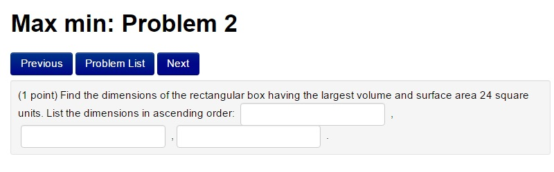 Solved Find the dimensions of the rectangular box having the | Chegg.com