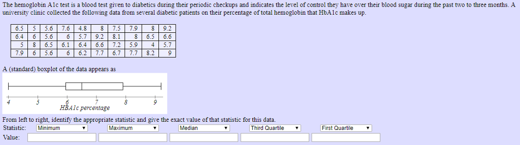 Solved The hemoglobin Alc test is a blood test given to | Chegg.com