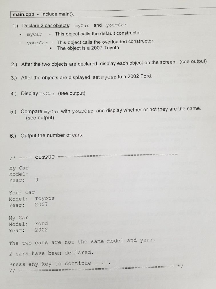 Solved HW_9ab (2 Parts) HW_9a Dog class Overload operators | Chegg.com