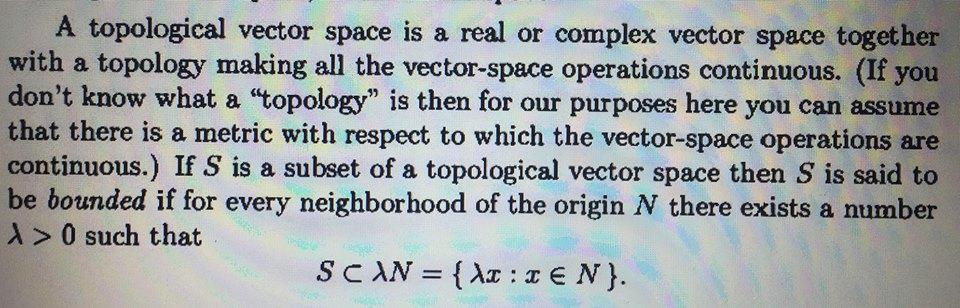 Solved A Topological Vector Space Is A Real Or Complex 