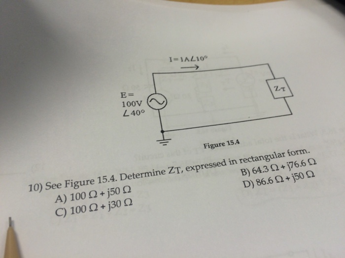 Solved See Figure 15.4. Determine ZT, expressed in | Chegg.com