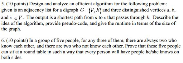 Solved Design and analyze an efficient algorithm for the | Chegg.com