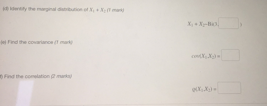 Solved xi Q2. Suppose that the discrete random vector has | Chegg.com