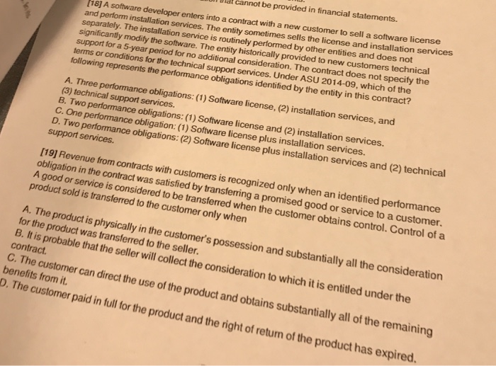 Solved A software developer enters into a contract with a | Chegg.com