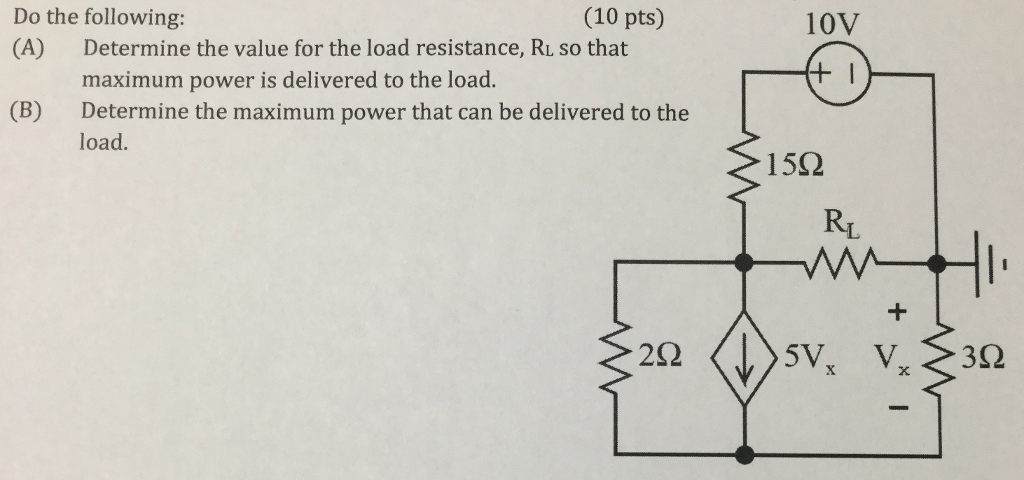 Solved (10 pts) Do the following: (A) Determine the value | Chegg.com
