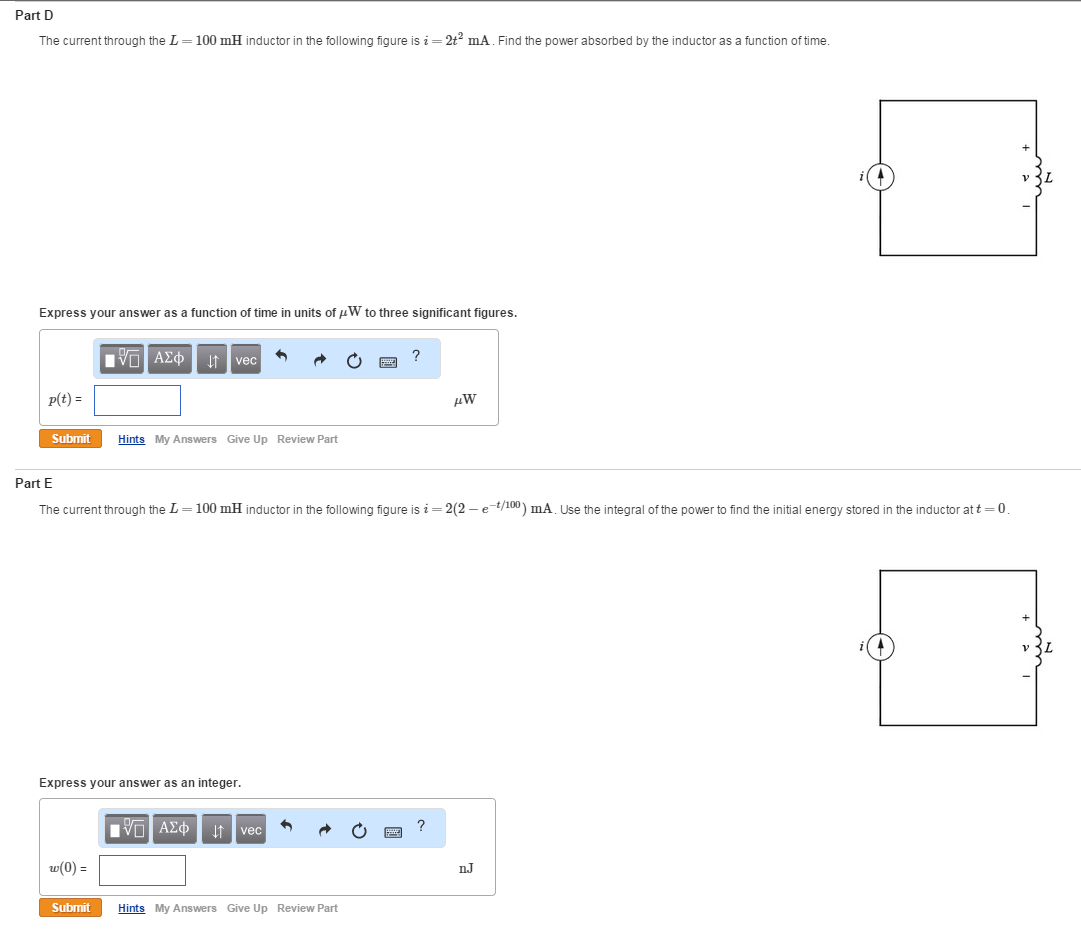 Solved For the following circuit, what is the current | Chegg.com