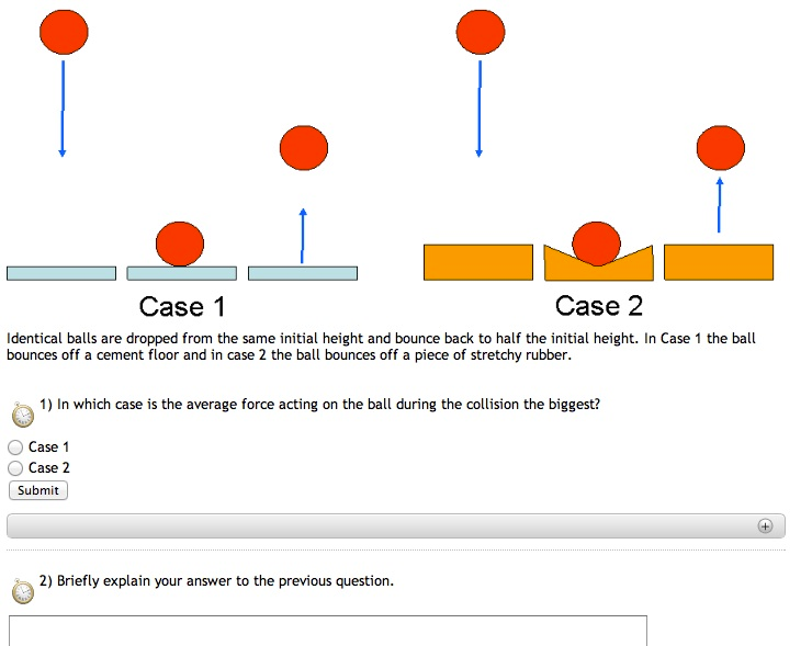 Solved Identical balls are dropped from the same initial | Chegg.com