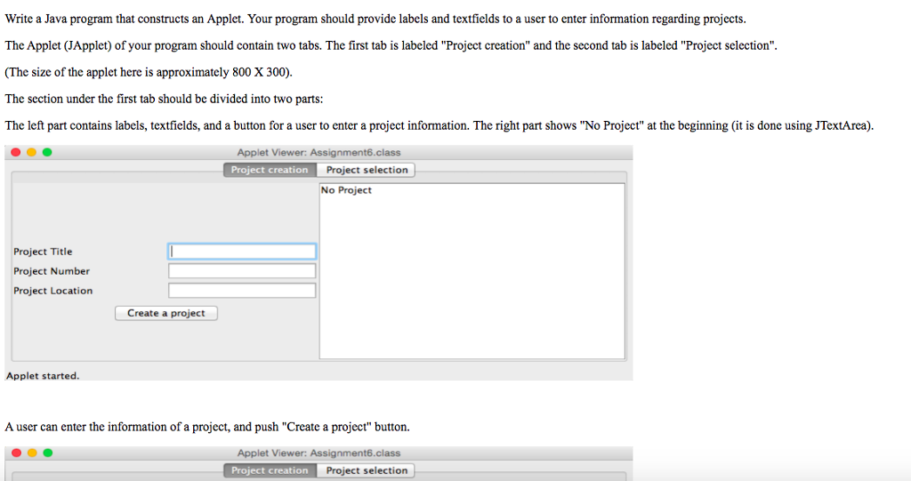 Please solve this java assignment, and I also posted | Chegg.com