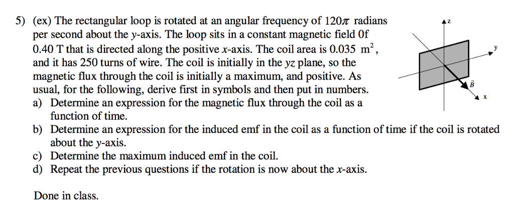 Solved The rectangular loop is rotated at an angular | Chegg.com