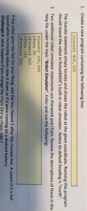 Solved Robot basic | Chegg.com