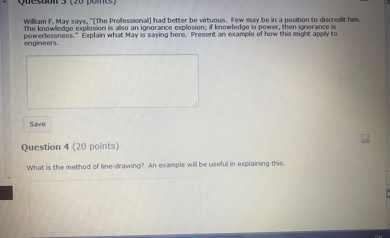 William F. May says, The Professional] had better be | Chegg.com