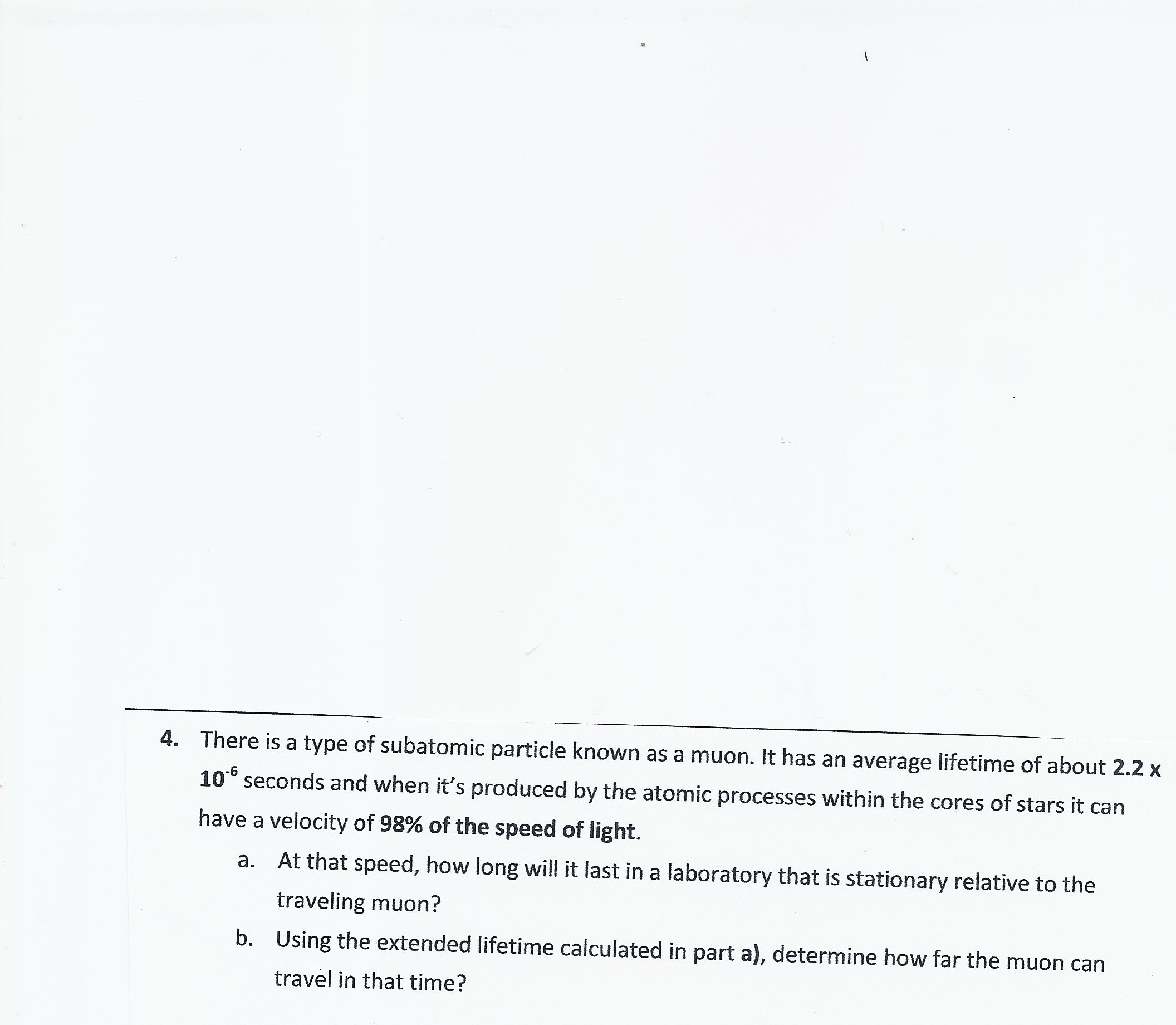 Solved There is a type of subatomic particle known as a | Chegg.com