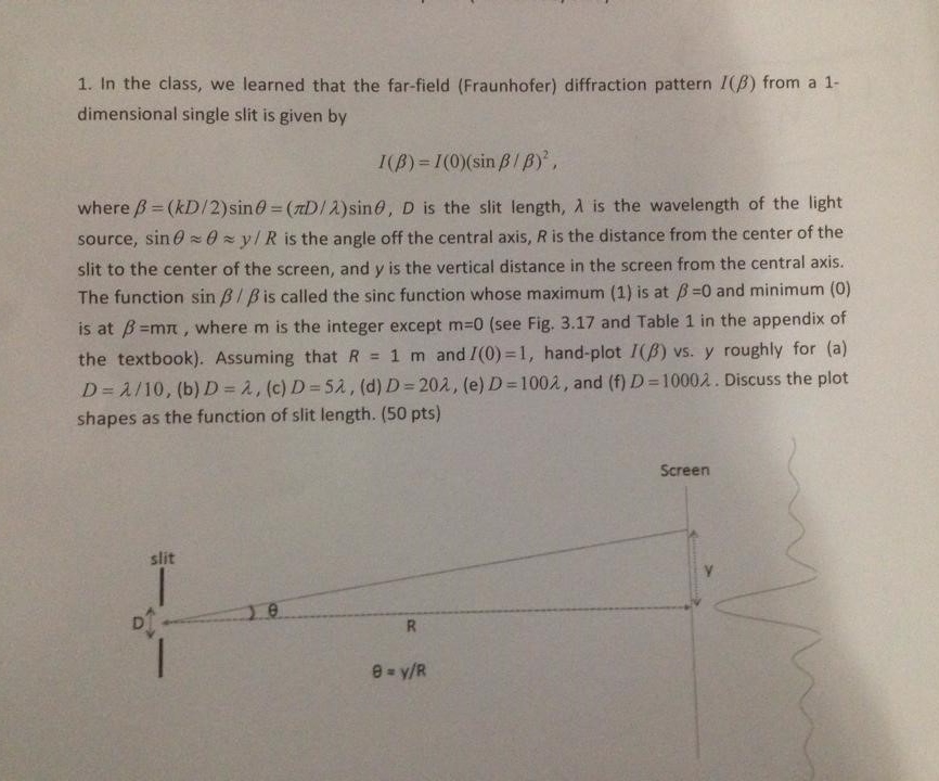 1. In the class, we learned that the far -field | Chegg.com