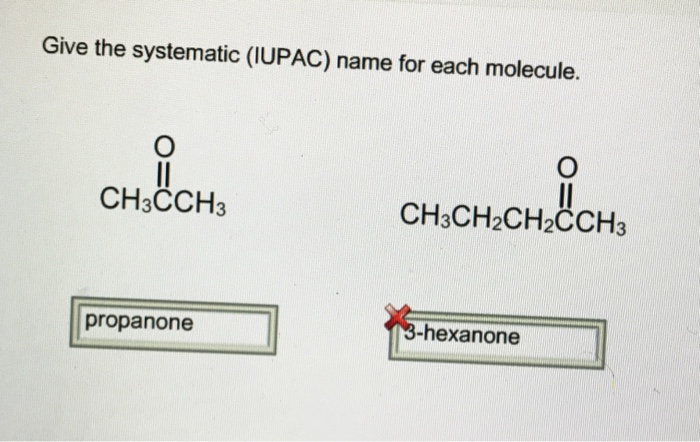 Solved Give the systematic (IUPAC) name for each molecule. | Chegg.com