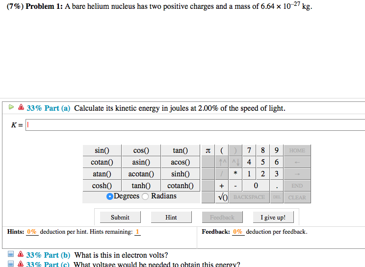 Solved A bare helium nucleus has two positive charges and a | Chegg.com