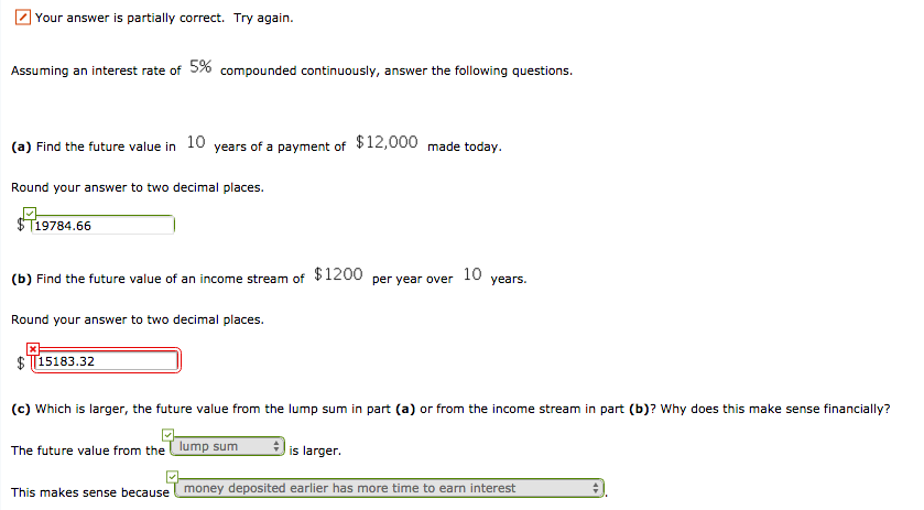 Solved Your Answer Is Partially Correct Try Again Assuming
