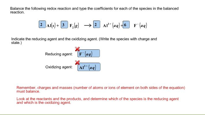 Solved Balance the following redox reaction and type the | Chegg.com Solved Balance the following redox reaction and type the | Chegg.com