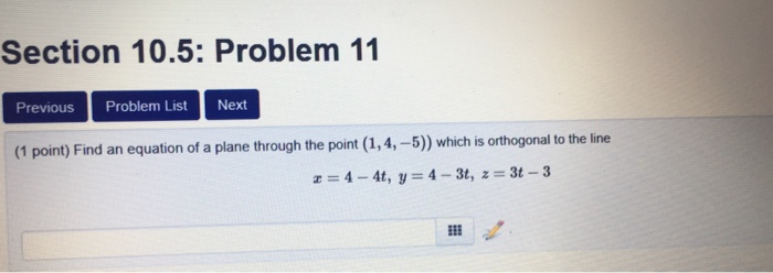 Solved Section 10.5: Problem 11 Previous Problem List Next | Chegg.com