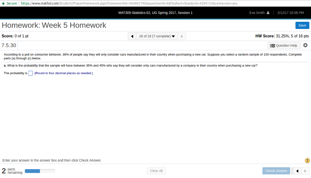 Solved Secure /student/PlayerHomework aspx? homeworkld | Chegg.com