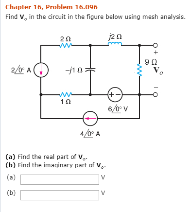Solved Find V_0 in the circuit in the figure below using | Chegg.com