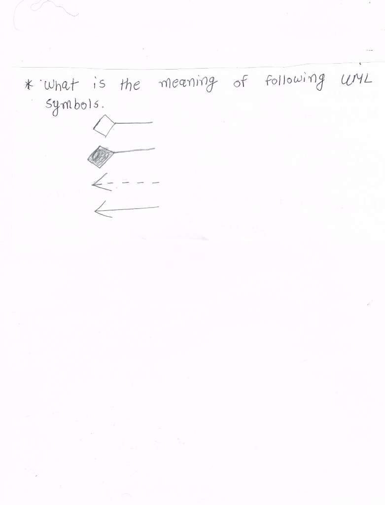 Solved What is the meaning of following Wry symbol? | Chegg.com