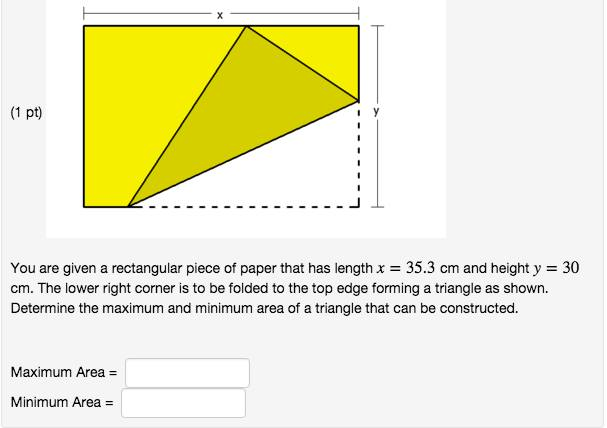 Solved You are given a rectangular piece of paper that has | Chegg.com