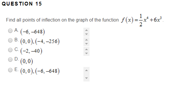 Solved Find all points of inflection on the graph of the | Chegg.com