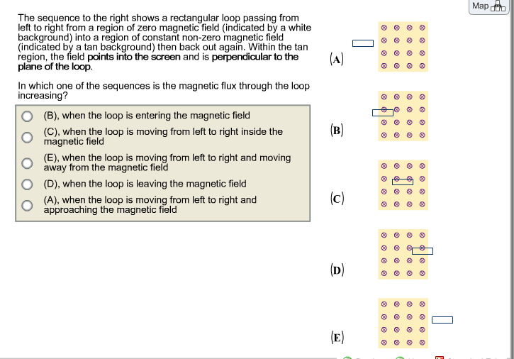 Solved The sequence to the right shows a rectangular loop | Chegg.com