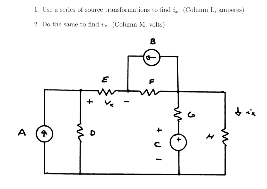 Solved Use A Series Of Source Transformations To Find I X