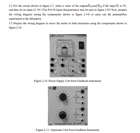 Solved 3 Pre-Lab Assignments: .1 The comparator and gain | Chegg.com