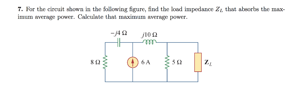 Solved 7. For the circuit shown in the following figure, | Chegg.com