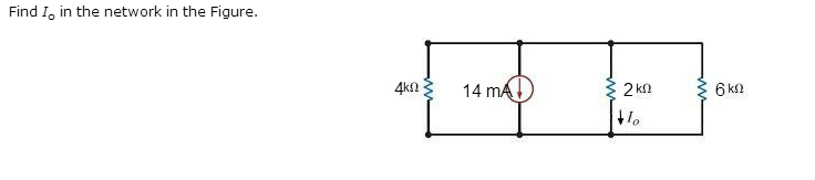 Solved Find Io in the network in the Figure.. | Chegg.com
