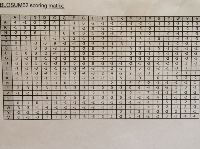 Solved No idea how to calculate the alignment score using | Chegg.com