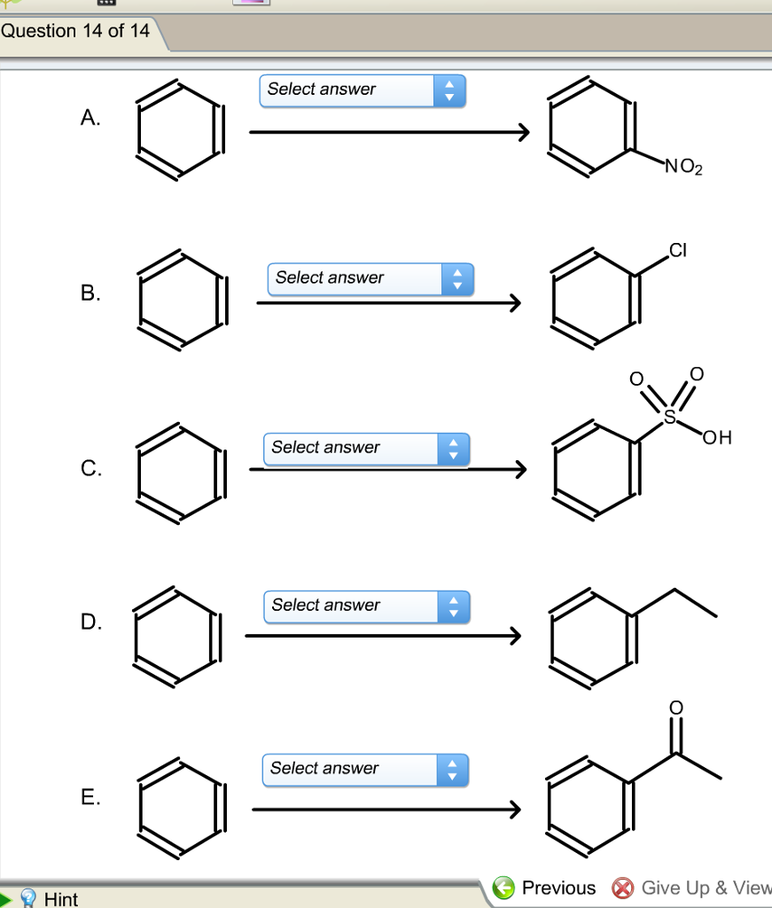 Solved Select the best reagents for each of the following | Chegg.com