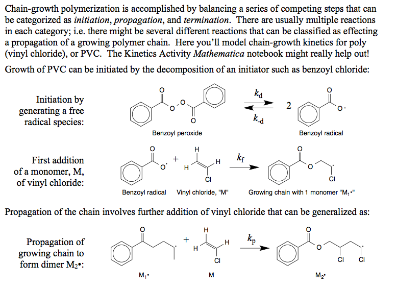 Chain-growth polymerization is accomplished by | Chegg.com