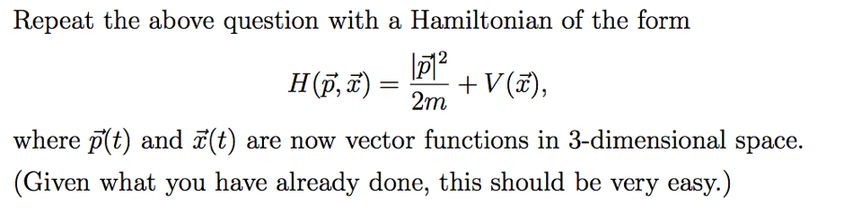 Solved 1. Consider a Hamiltonian function of the form H(p, | Chegg.com