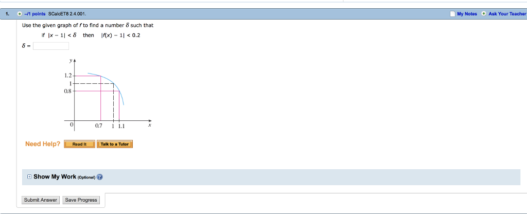 Solved Use the given graph of f to find a number delta such | Chegg.com
