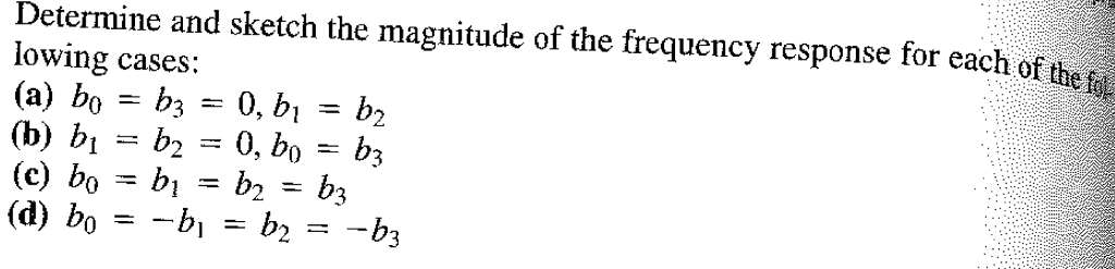 Solved Consider a four-point, moving average, discrete-time | Chegg.com