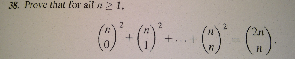 Solved Prove that for all n greaterthanorequalto 1, (n 0)^2 | Chegg.com