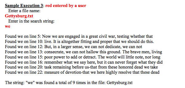 Solved Problem 1 (35 points): grep We wish to create a | Chegg.com