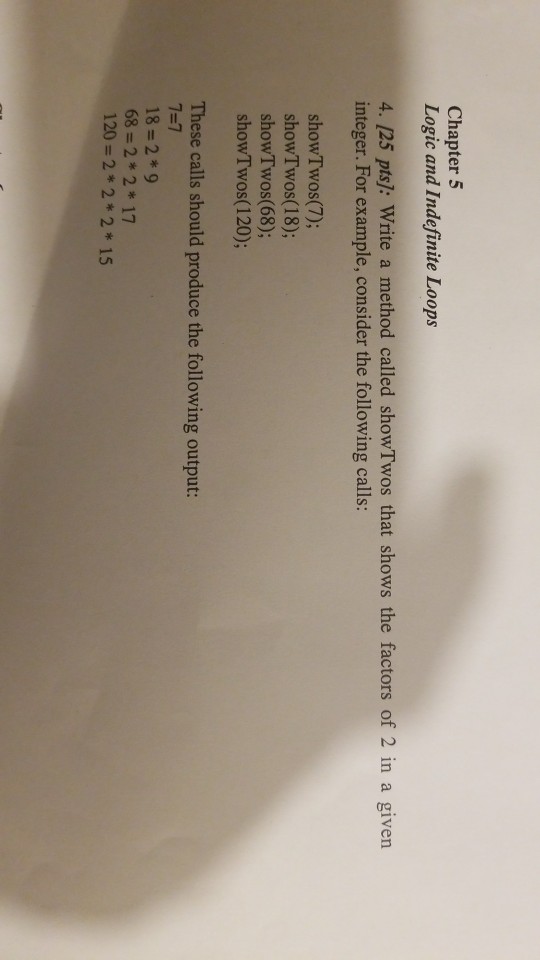 Solved Chapter 5 Logie And Indefinite Loops 4 [25 Pts]
