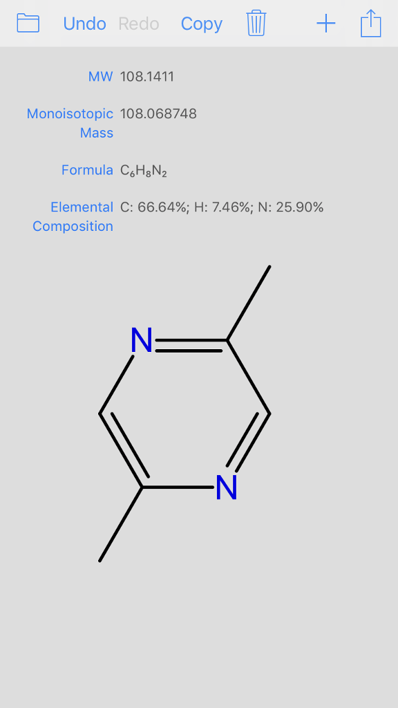 Solved Undo Redo Copy + 凹 MW 108.1411 Monoisotopic | Chegg.com